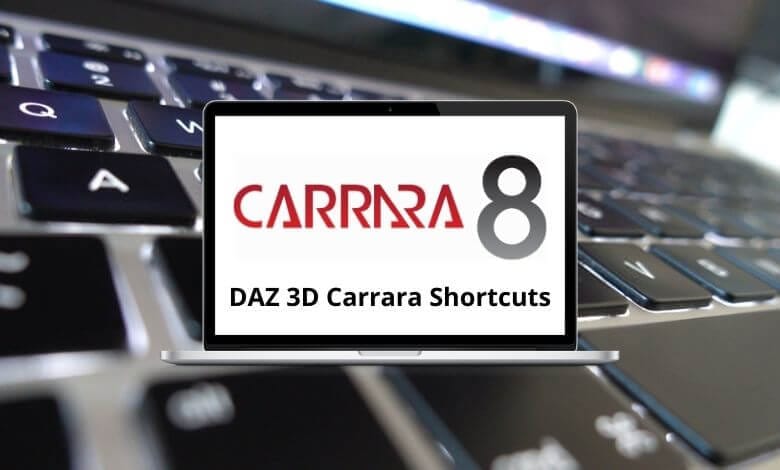 110 Carrara Keyboard Shortcuts - DAZ 3D Carrara Shortcuts PDF