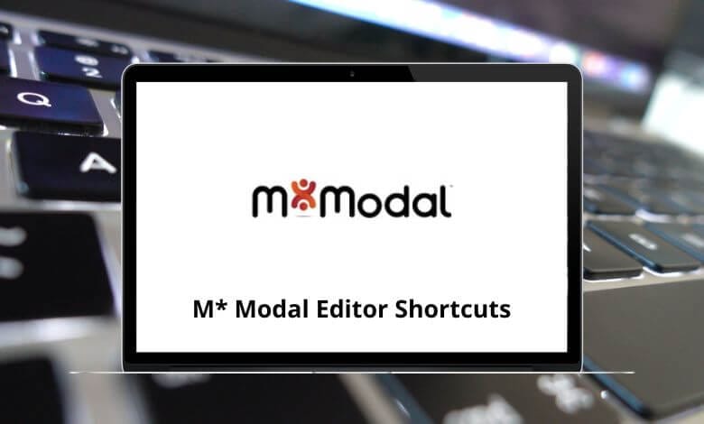 71 M* Modal Editor Shortcuts - M* Modal Editor Shortcuts PDF