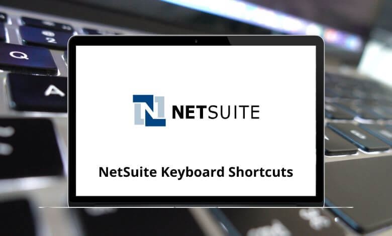 12 NetSuite Keyboard Shortcuts - NetSuite Shortcuts PDF