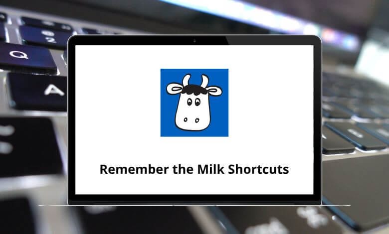 50 Remember the Milk Keyboard Shortcuts - RTM Shortcuts PDF