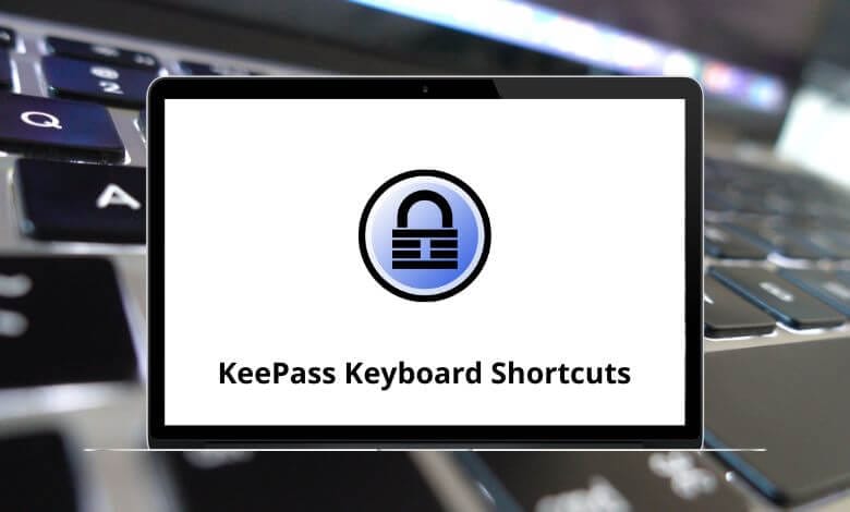 30 KeePass Keyboard Shortcuts - KeePass Shortcuts PDF
