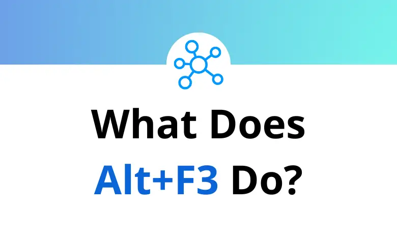 What Does Alt+F3 Do? - Tutorial Tactic