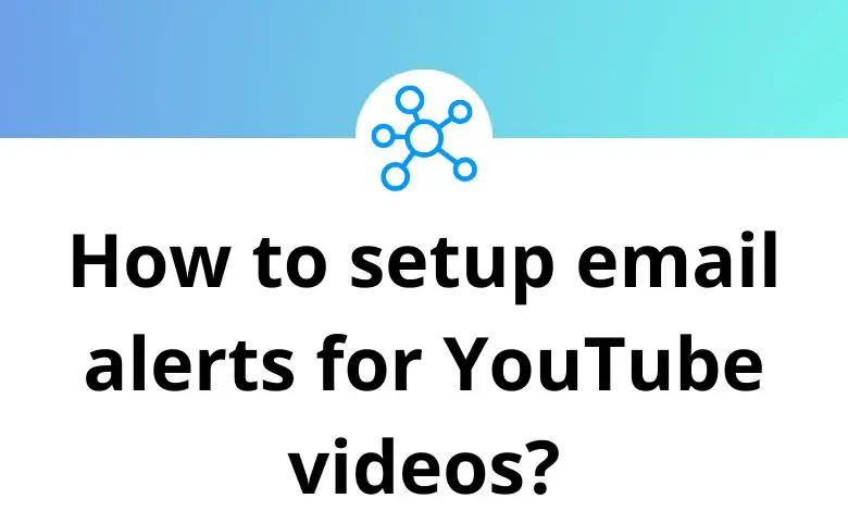 How to setup email alerts for YouTube videos?