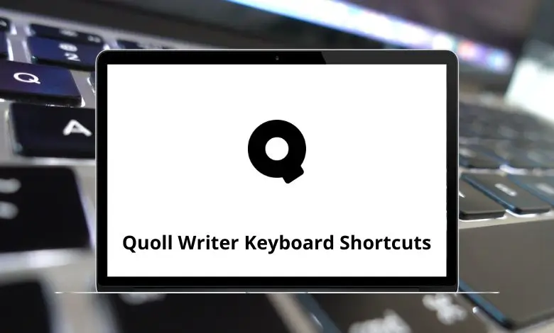 41 Quoll Writer Shortcuts - Quoll Writer Shortcuts PDF