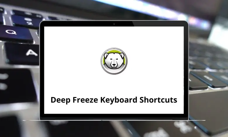 4 Deep Freeze Keyboard Shortcuts - Deep Freeze Shortcuts PDF