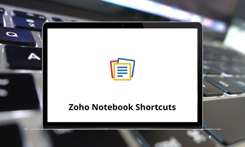 20 Zoho Notebook Keyboard Shortcuts - Tutorial Tactic